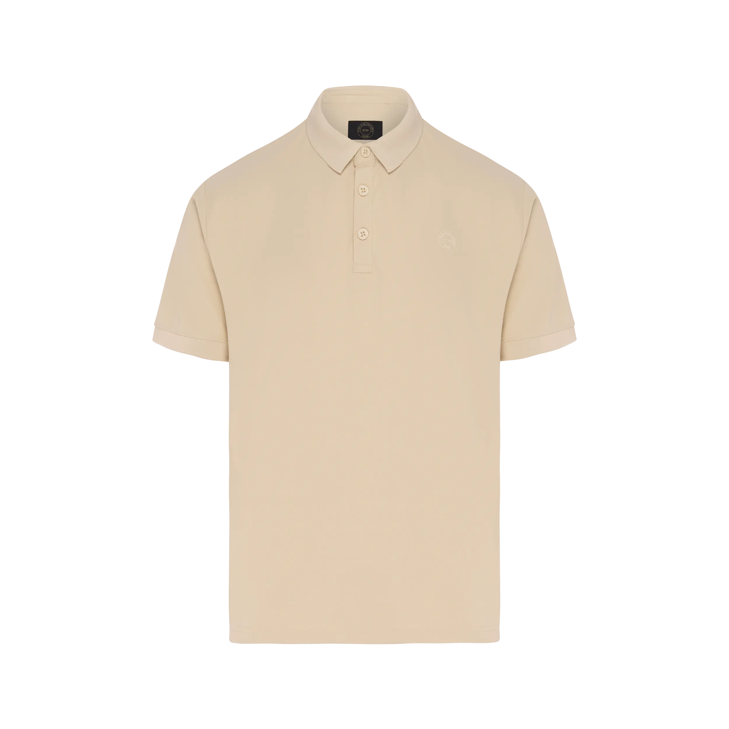 ECM Smart Fit Polo Shirt Beige – The Elite Couture Miami